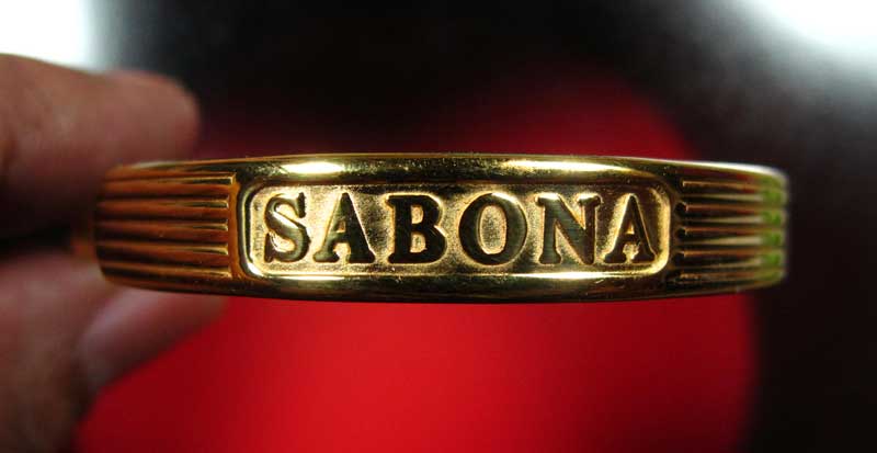 กำไล sabona จาก London สวยสภาพใหม่เอี่ยมครับ... พระเครื่อง พระแท้ ...