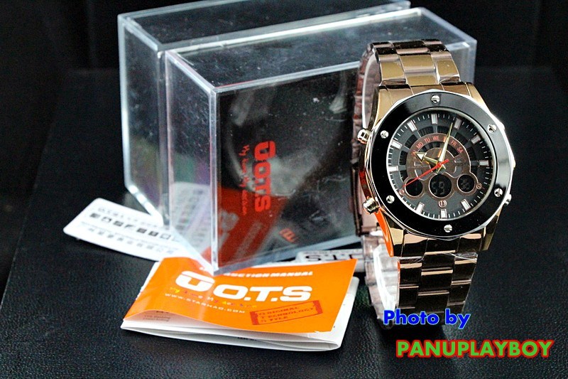 (เคาะเดียว)นาฬิกา OTS WATCH นาฬิกานำเข้าจากประเทศเกาหลีของแท้ 100% ...