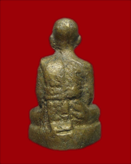 รูปเหมือนหล่อโบราณเนื้อสำริดเงิน หลวงพ่อมุ่ยวัดดอนไร่ ปี 2512 พระ ...