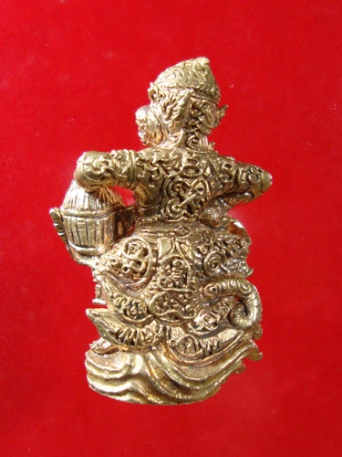 หนุมานฟาดยักษ์กุมภัณฑ์ เนื้อสัตตะโลหะ หลวงปู่กาหลง เขี้ยวแก้ว พระ ...