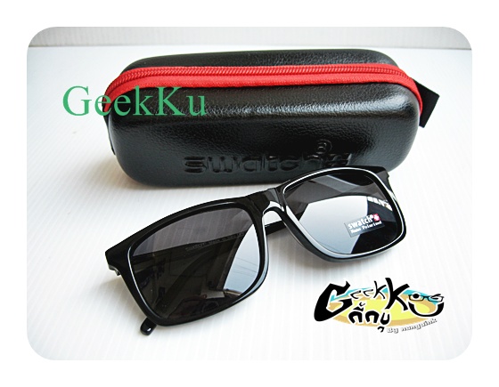 แว่นกันแดด Swatch (SW6158 CSA) ขาสปริง เทคโนโลยี Nano Polarized เลนส์ ...