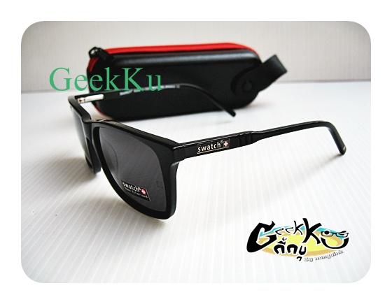 แว่นกันแดด Swatch (SW6158 CSA) ขาสปริง เทคโนโลยี Nano Polarized เลนส์ ...