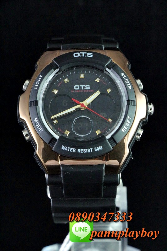 นาฬิกา OTS WATCH นำเข้าจากเกาหลีของแท้ ระบบ ดิจิจตอล กันน้ำ พร้อมกล่อง ...