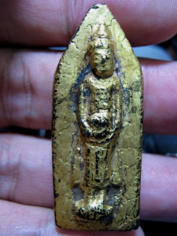 พระหลวงปู่ธูป พิมพ์อุ้มบาตร เนื้อผง วัดแค นางเลิ้ง กรุงเทพฯ ปิดทองเก่า ...