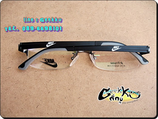 กรอบแว่น NIKE ทรงครึ่งกรอบสีกัน(ดำ-เทา) พระเครื่อง พระแท้ webpra เว็บ ...