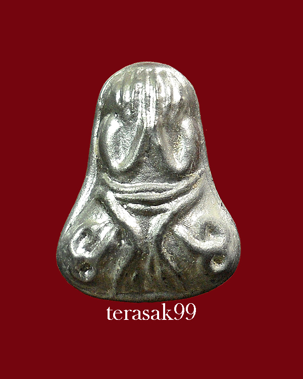 พระปิดตา เจ้าคุณผล วัดหนัง พิมพ์นะหัวเข่า เนื้อชินตะกั่ว สวยๆราคาเบาๆ(2 ...