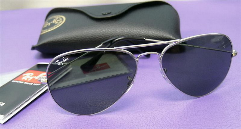 Rayban ลูกครึ่ง?? RB 3026 AVIATOR ขนาด 62 mm. กรอบสีเงิน เลนส์ ของ Ray Ban B&L (Bausch & Lom b ...