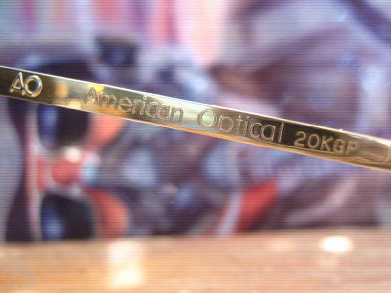 AO american optical aviator sunglasses 20 kgp.gold medium frame US A ...