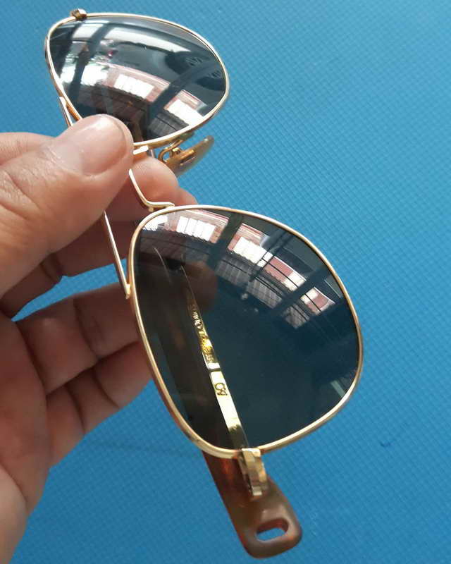 AO american optical aviator sunglasses 20 kgp.gold medium frame US A ...