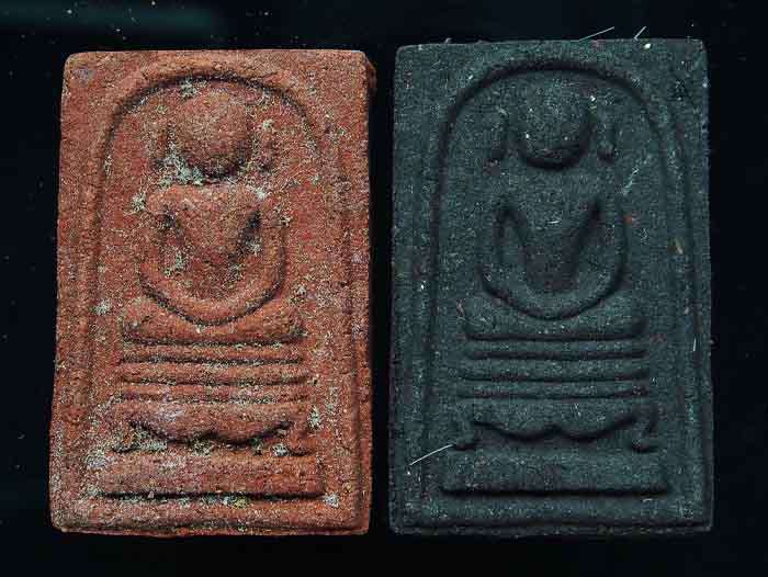 SDKG H..วัดใจ.มาคู่ เคาะเดียวแดง..พระสมเด็จพิมพ์ ไกเซอร์ เนื้อผงกสิณ ...