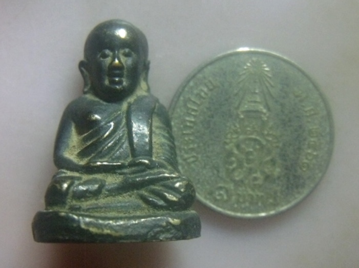 **เบาๆ**รูปหล่อหลวงพ่อเงิน วัดบางคลาน เนื้อทองผสม เก่าๆ**เนื้อจัด สวยๆ ...